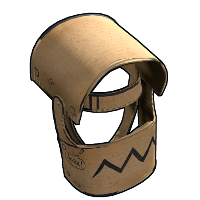 Cardboard Helmet - Rust - BulletSkins